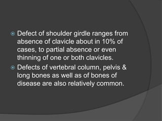 CLEIDOCRANIAL DYSPLASIA | PPTX