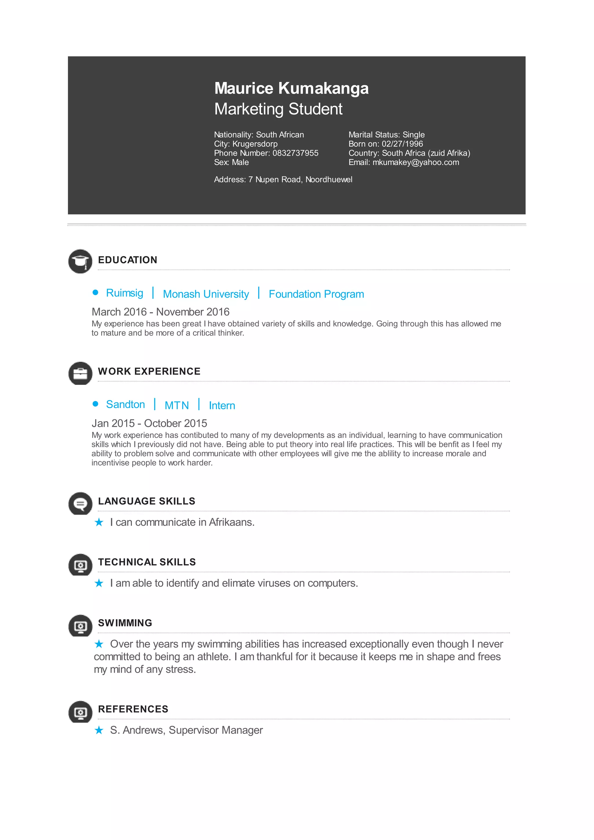 CurriculumVitae | PDF