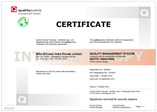 drivetec_ISO16949 | PDF