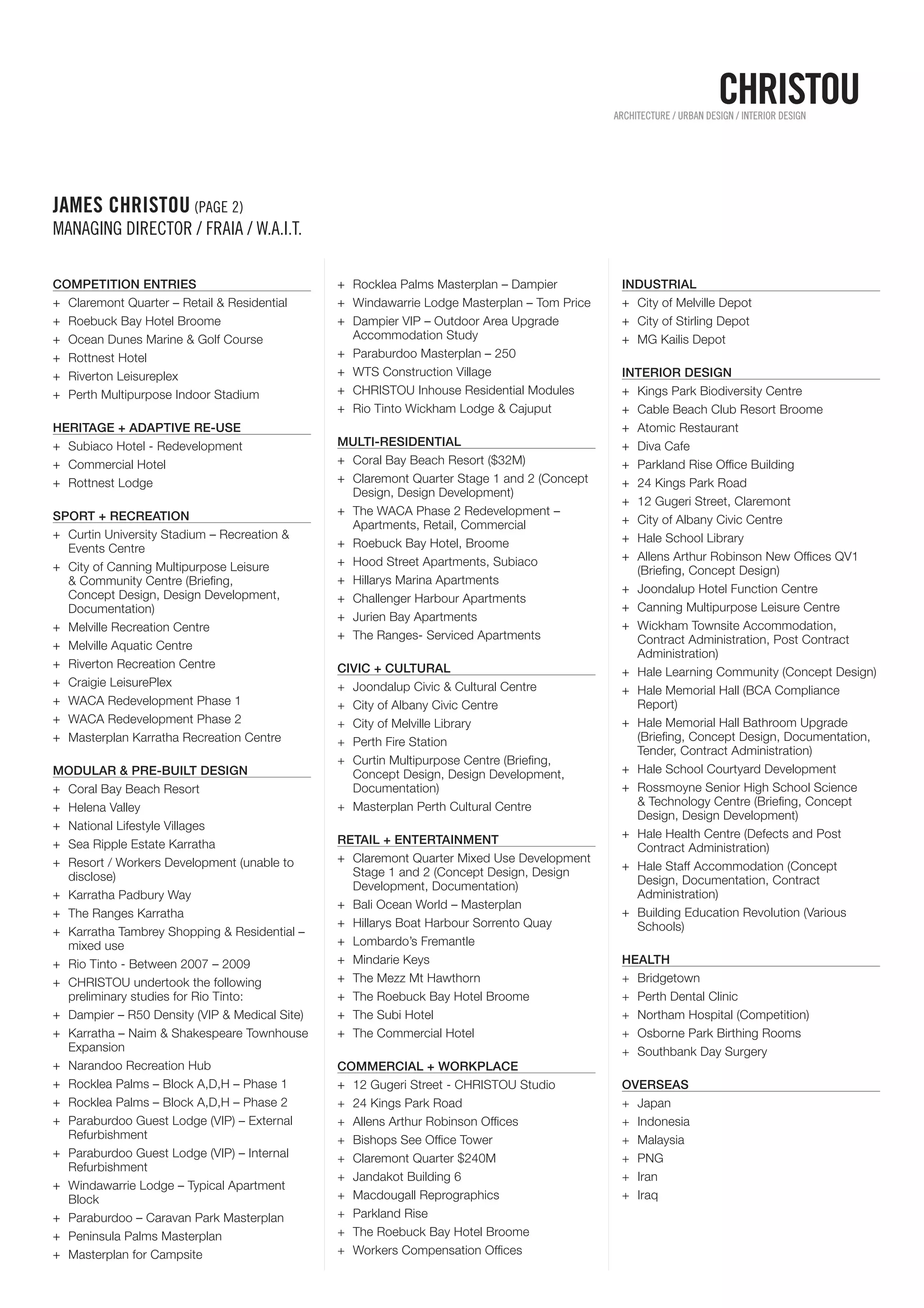 James Christou CV_KC | PDF