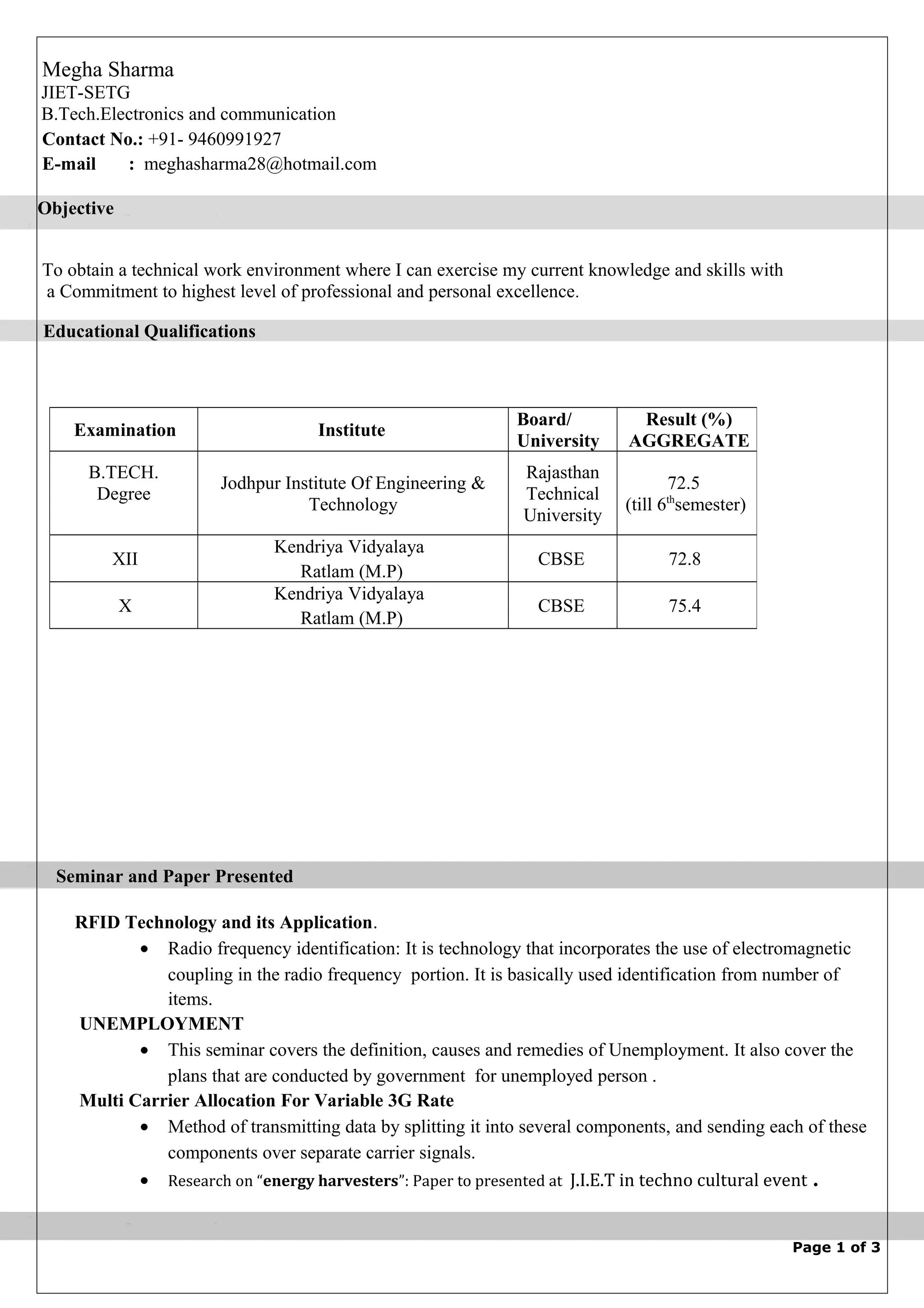 megha-resume | DOC