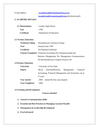 nyembezi's_curriculum_vitae | DOC