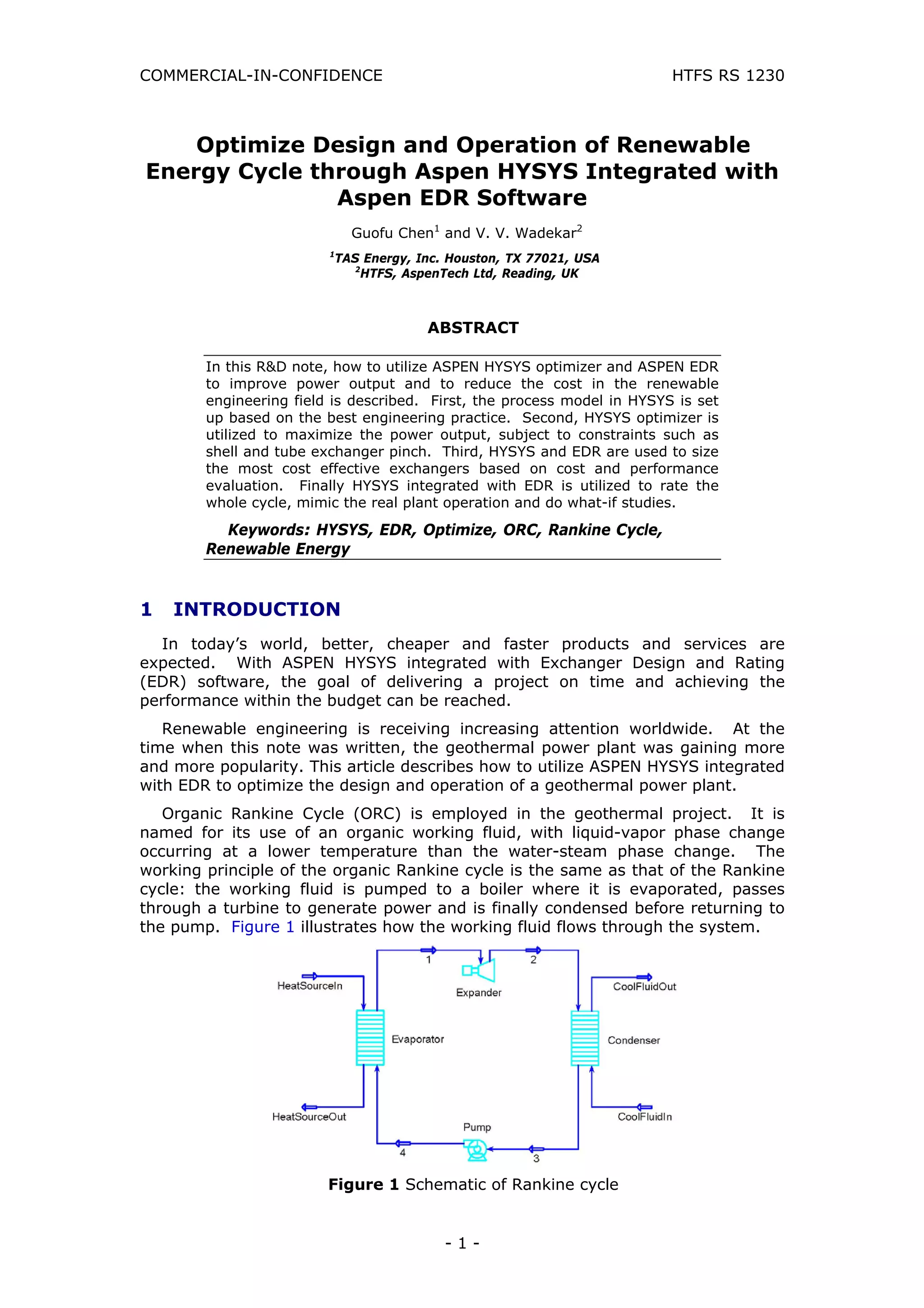 Guofu_Chen_Optimize Design and Operation of Renewable Energy Cycle ...