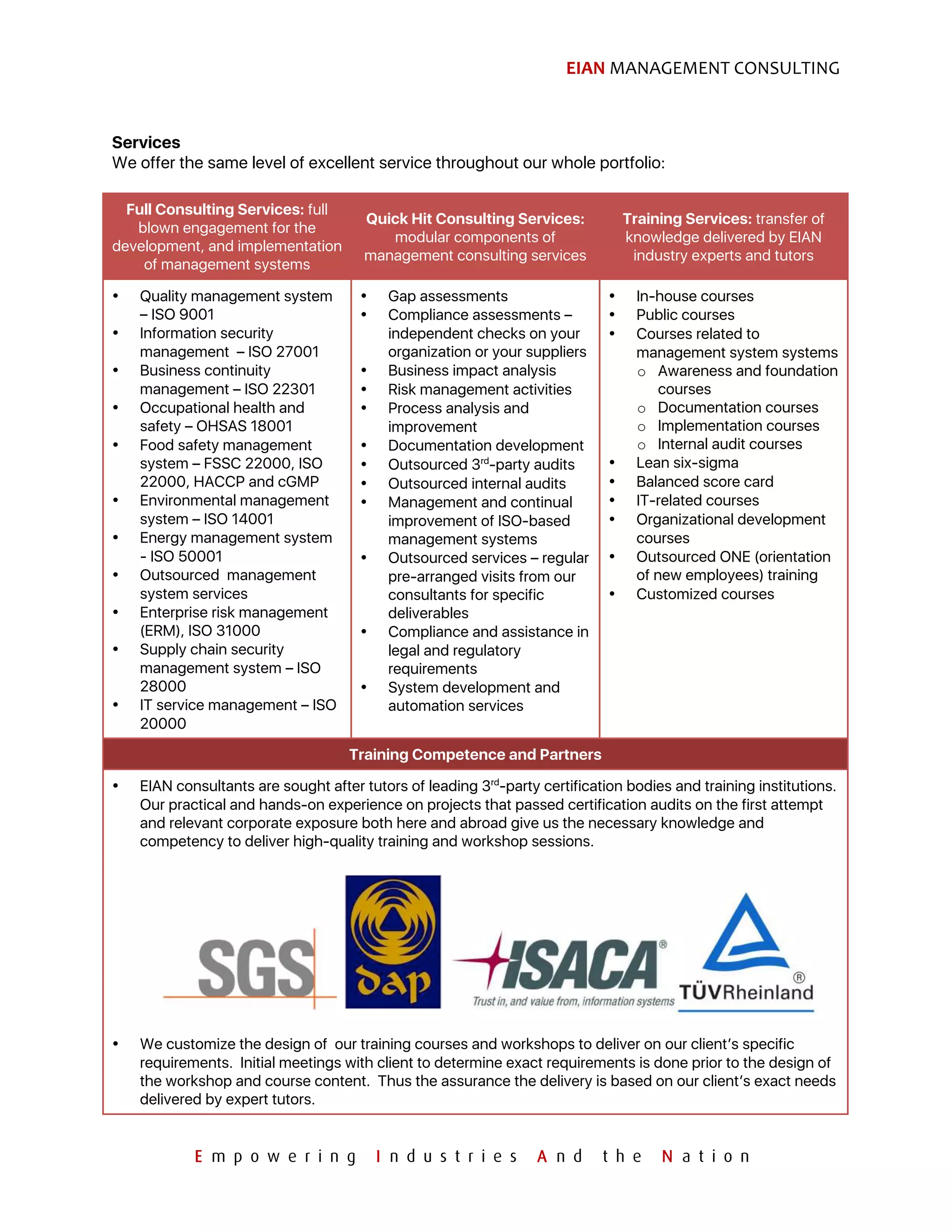 bago EIAN CONSULTING | PDF