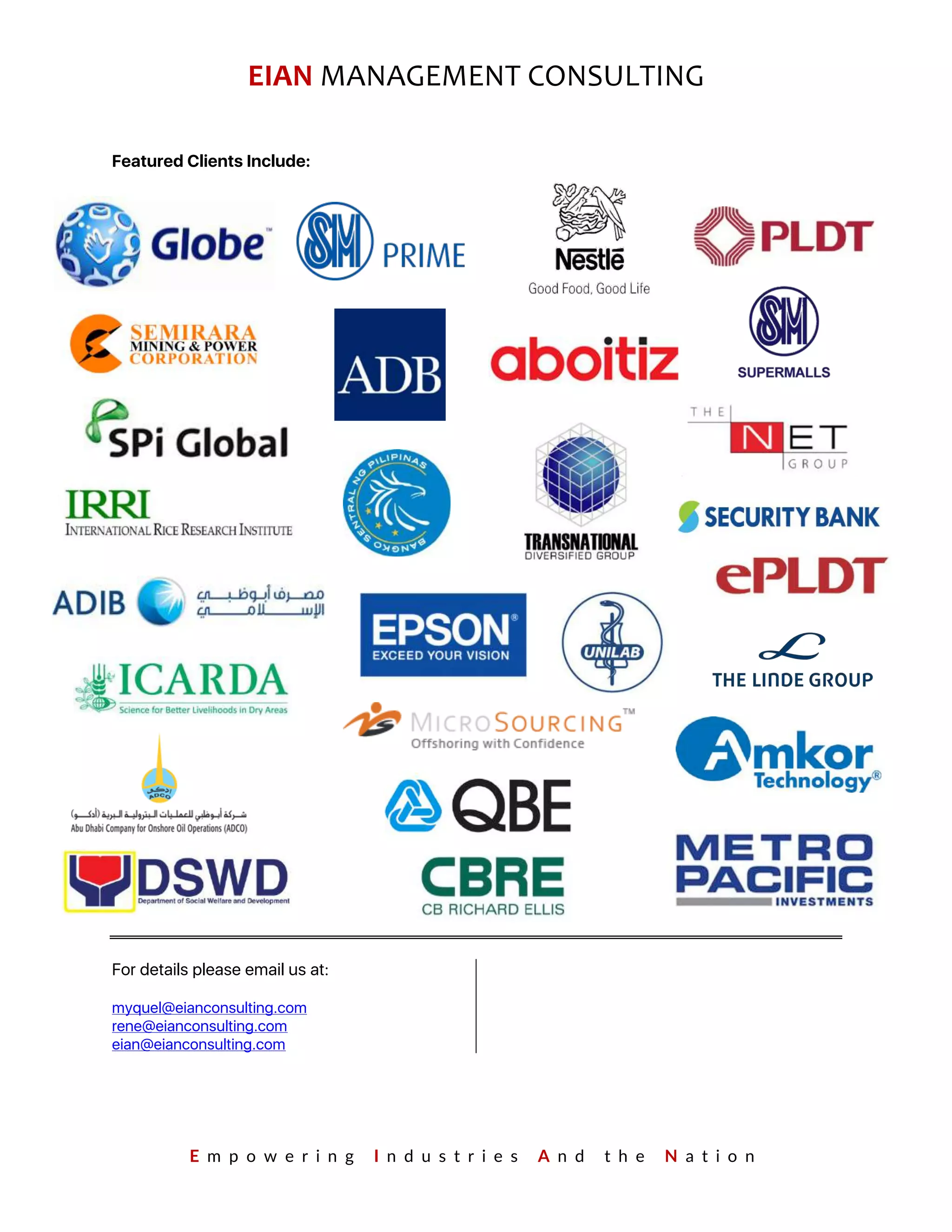 bago EIAN CONSULTING | PDF