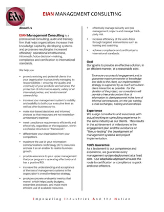 bago EIAN CONSULTING | PDF