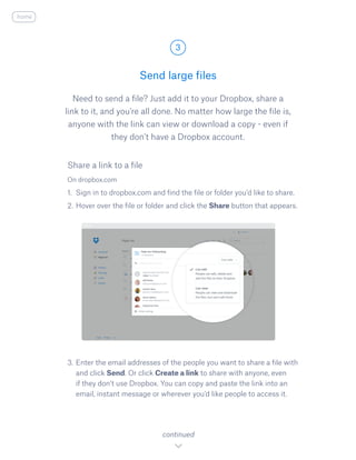 Getting started with dropbox | PDF