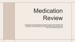 Anesthesia , its importance and equipment types | PDF