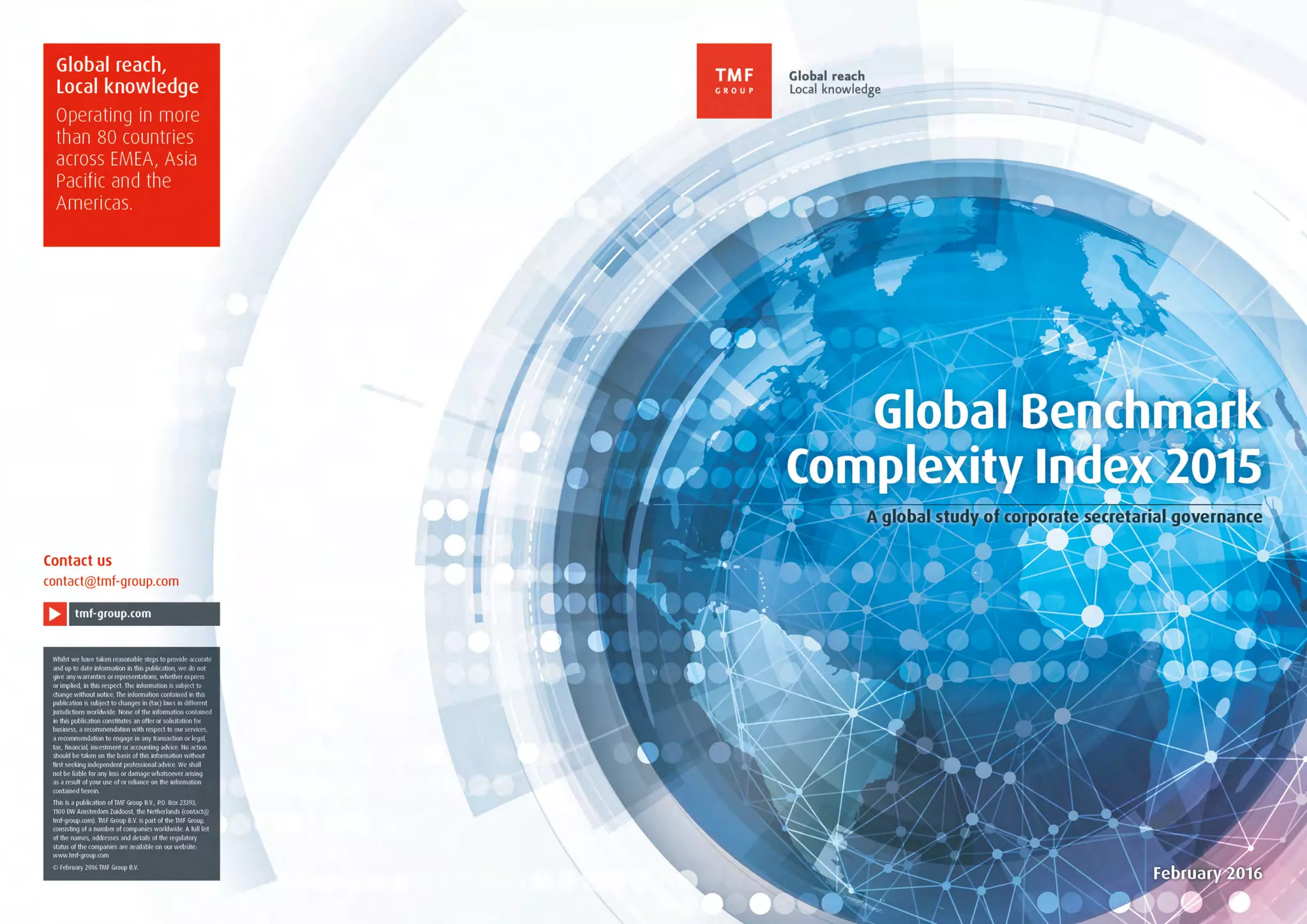 TMF Global Benchmark Complexity Index 2015 | PPT
