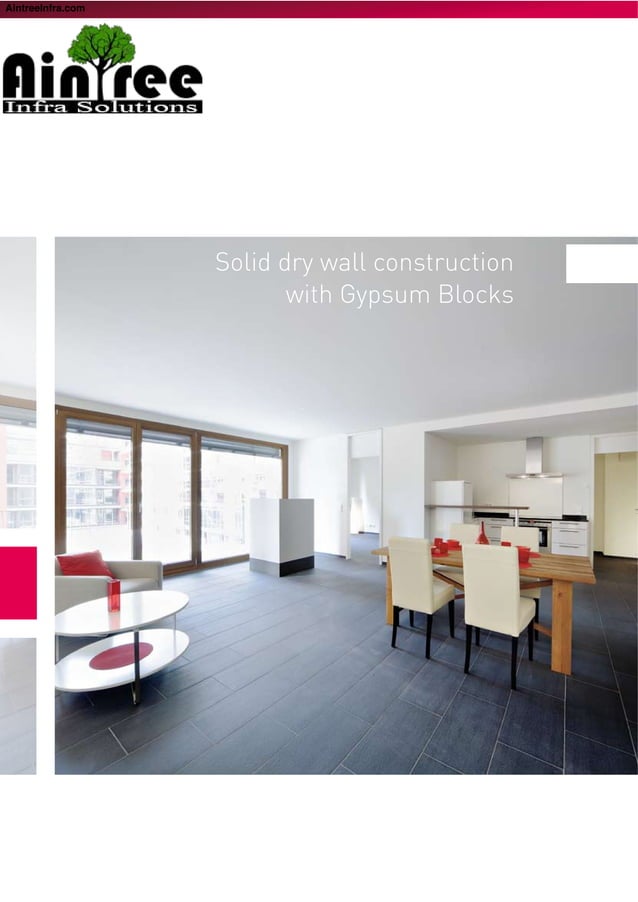 AintreeInfra Gypsum Block | PDF