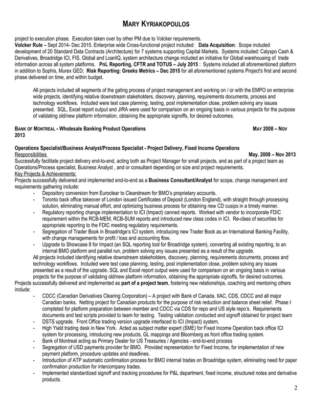 CV-Kyramar-August 2016 | PDF