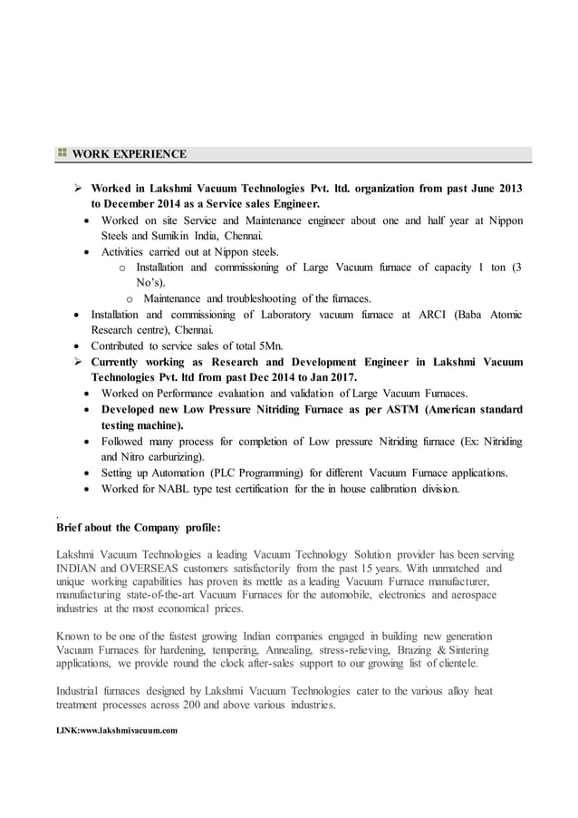 Sharath resume | PDF