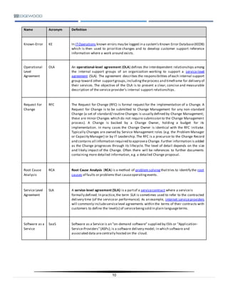 IT Change Management Process Guide & Standards v4.0 | DOCX