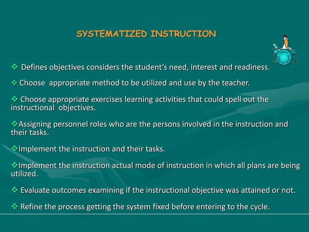 Systematic Approach to teaching | PPT