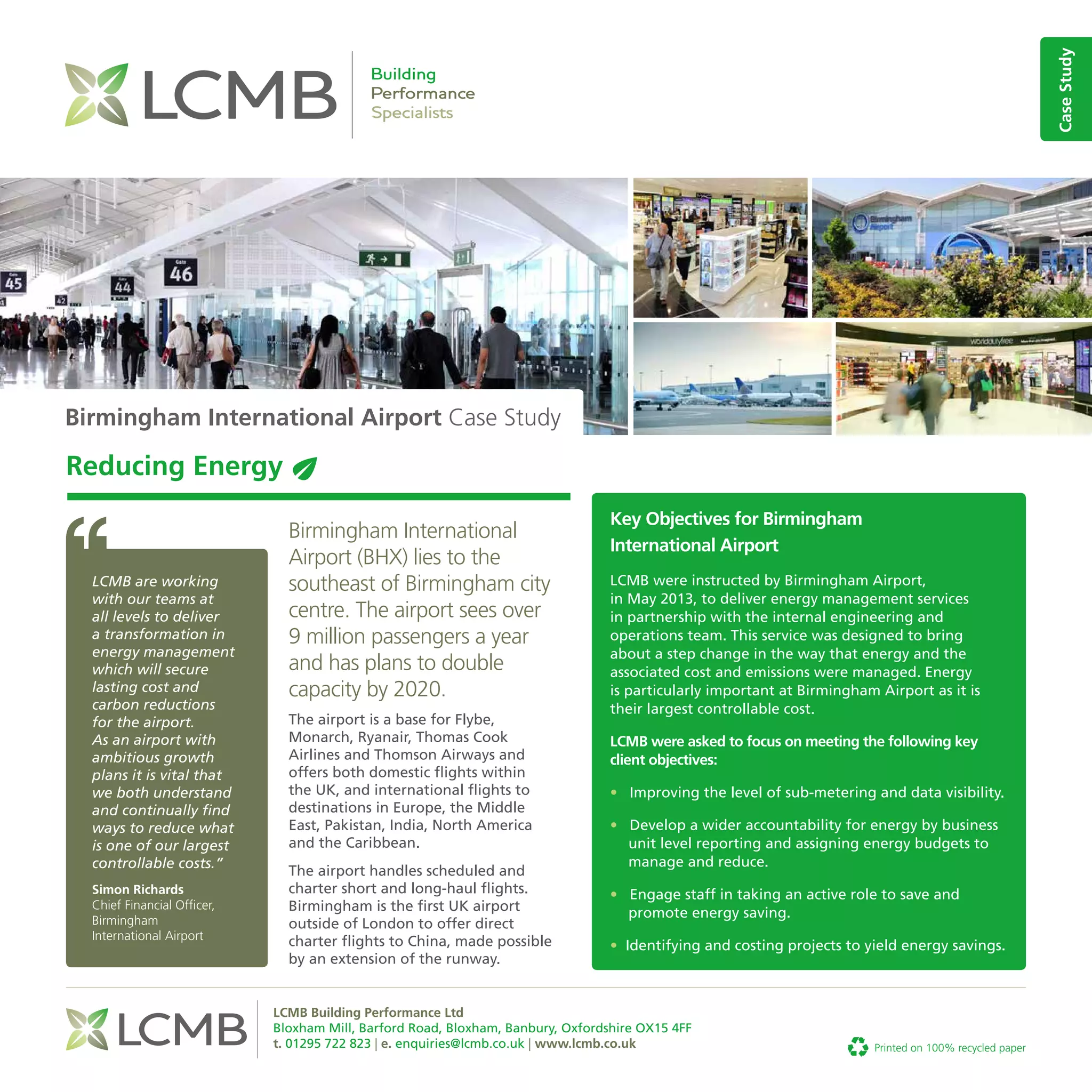Birmingham Airport Case Study | PDF
