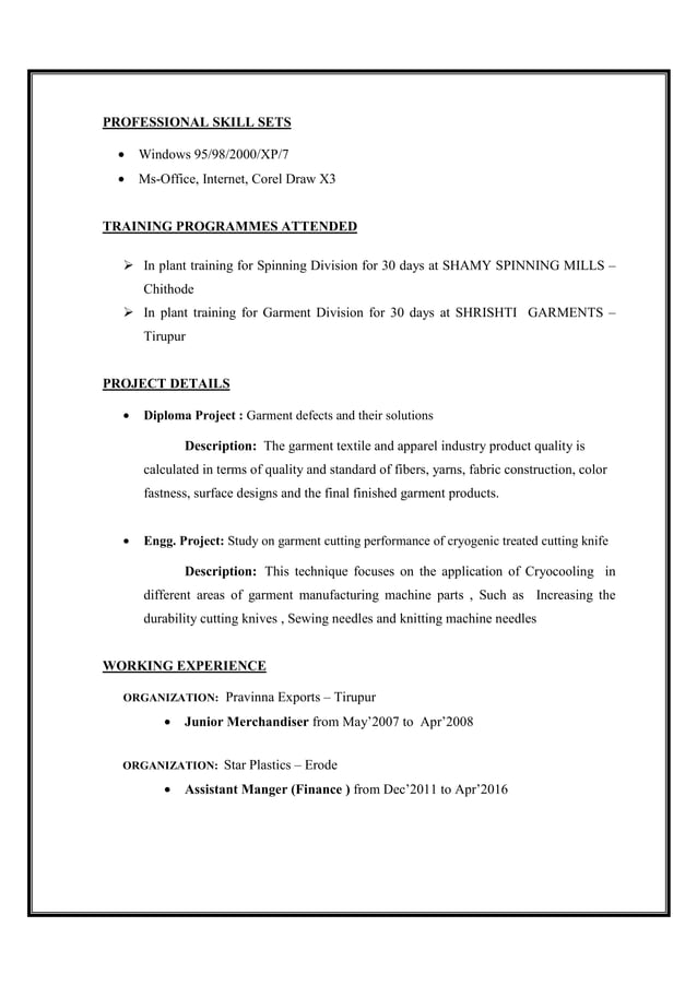 SK RESUME 2016 | PDF