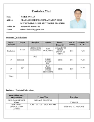 rahul resume (1)(1) | PDF