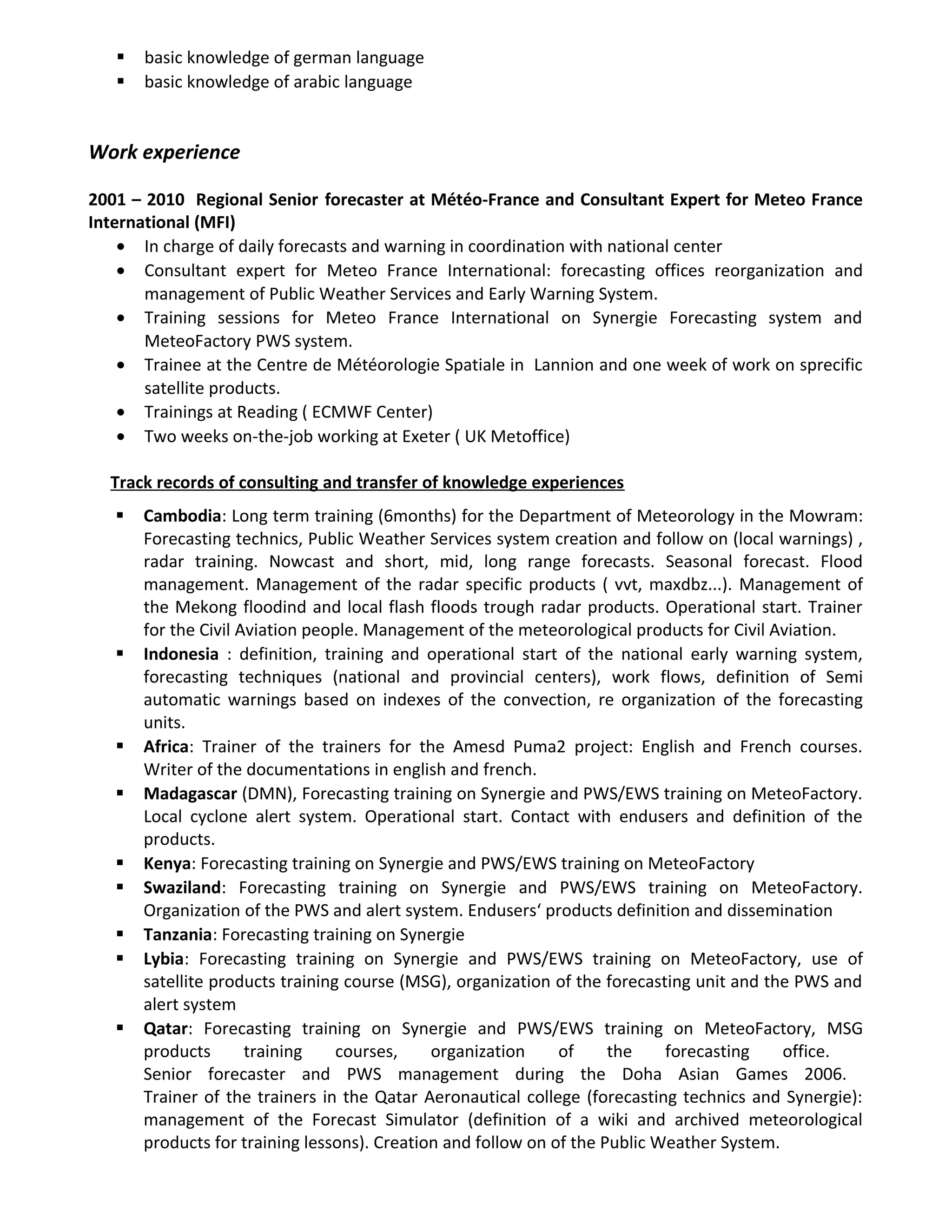 CV Jean Marc Barrety 2016 | DOC