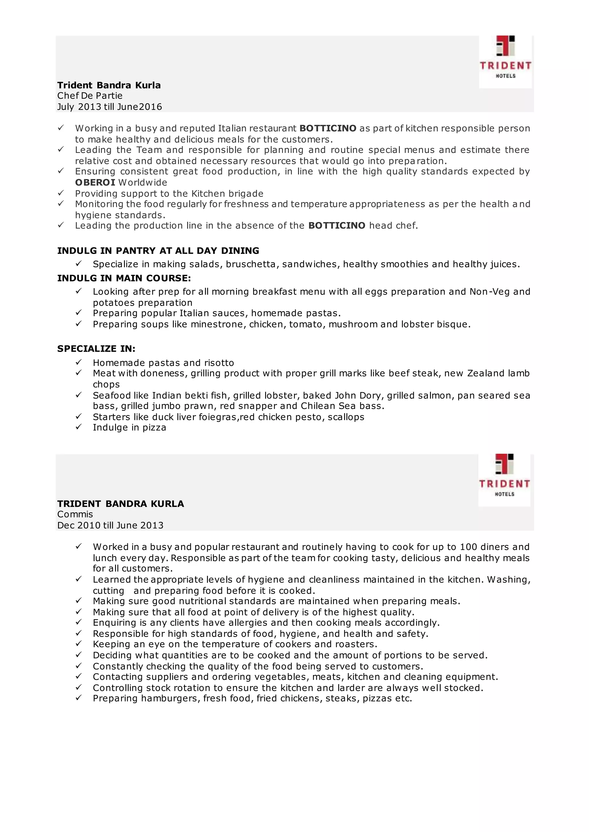 complete sumit resume | DOCX