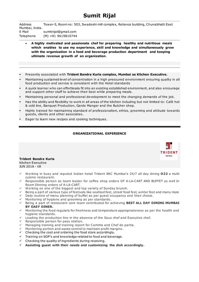 complete sumit resume | DOCX