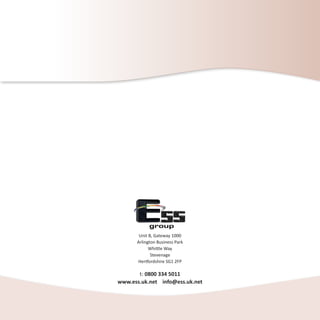 ESS Group Brochure | PPT