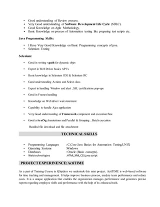 Anuhya Resume | DOCX | Programming Languages | Computing