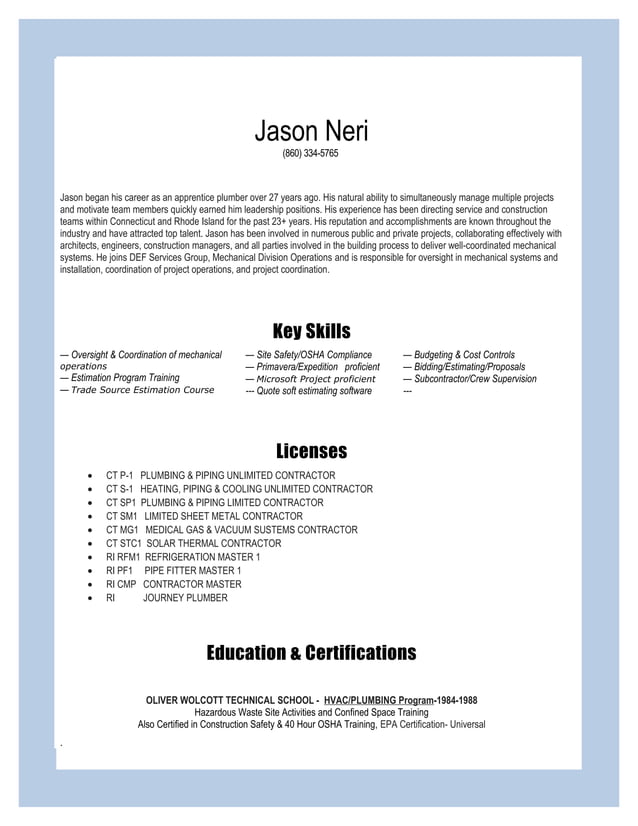 Jason's Resume 2015 | PDF