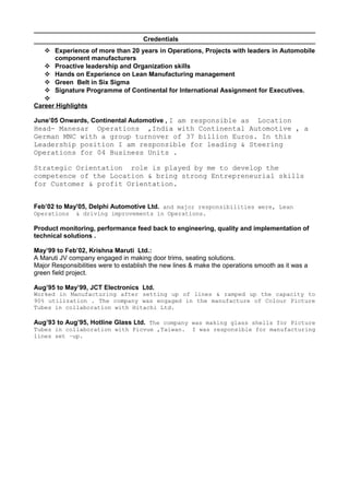 Rajesh Khosla Resume | DOC