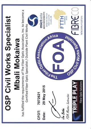 OSP Civil Works | PDF