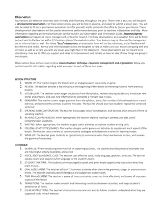 Teaching Guidelines-Academic Programs | PDF