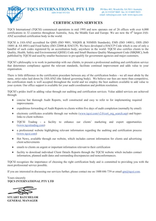 TQCSI Promo Material 2015 | PDF