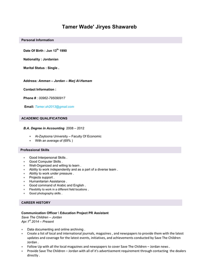 Tamer_Shawareb_CV | PDF