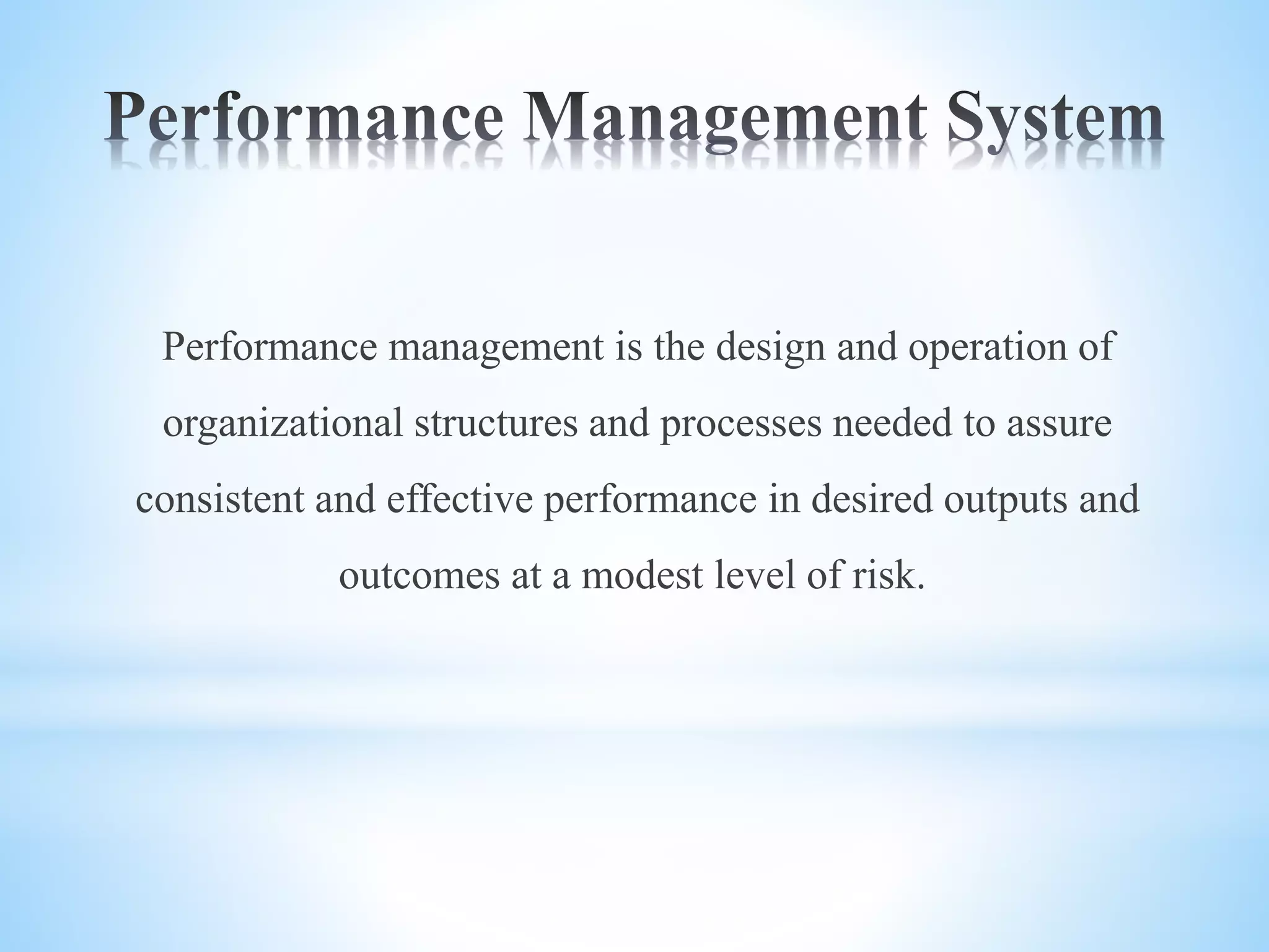 Performance Management System | PPTX