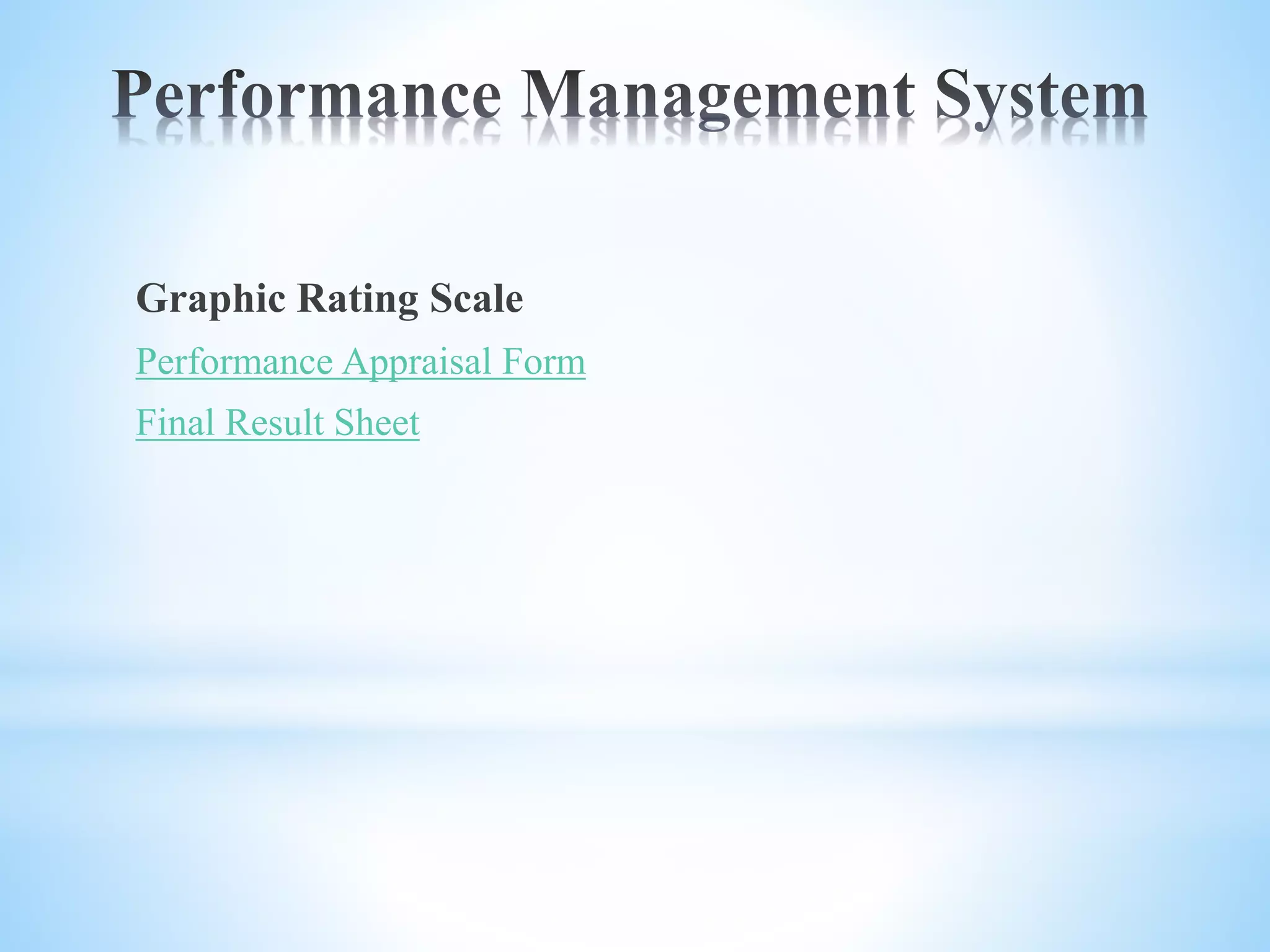 Performance Management System | PPTX | Human Resources | Business