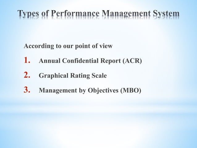Performance Management System | PPTX | Human Resources | Business