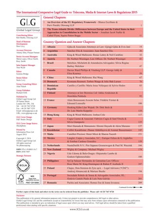 ICLG to Telecoms Media Internet final | PDF