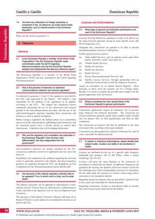 ICLG to Telecoms Media Internet final | PDF