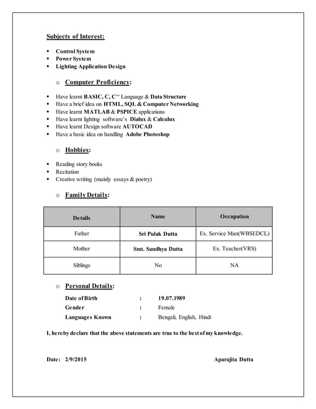 Resume_Aparajita-1 | PDF