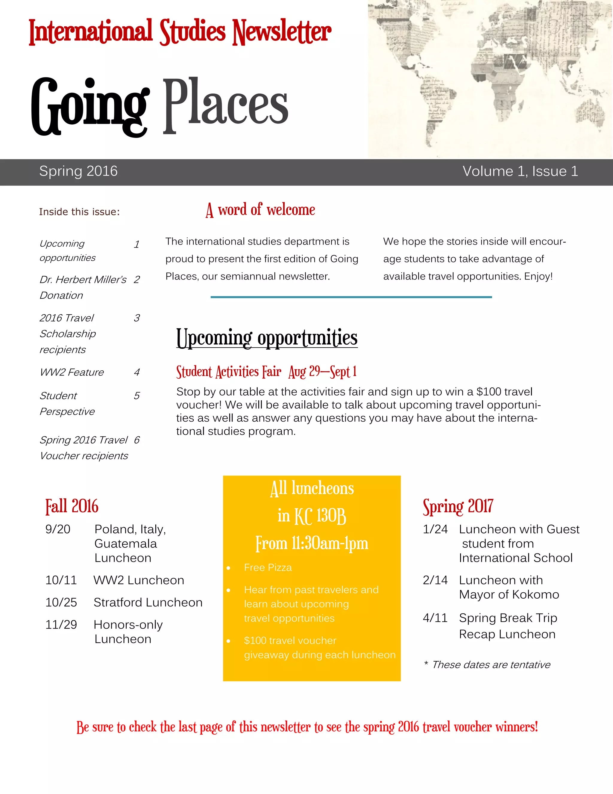 International Studies Newsletter | PDF