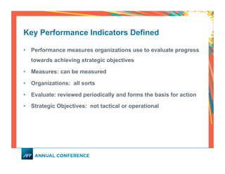 Using KPIs for Tracking Strategy and Driver Based Budgeting | PDF