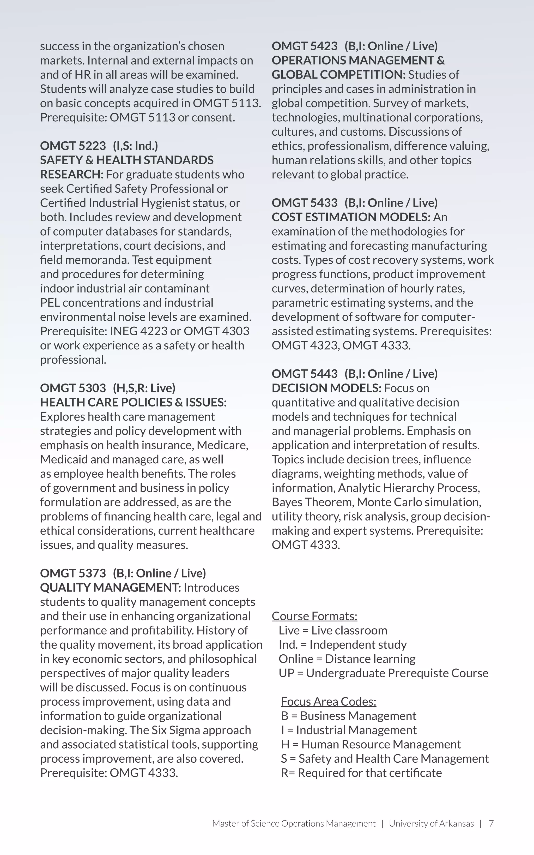Booklet Brochure_MSOM | PDF