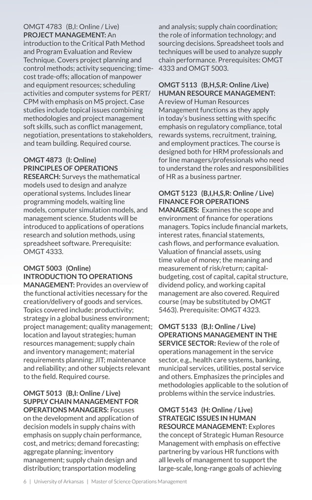 Booklet Brochure_MSOM | PDF