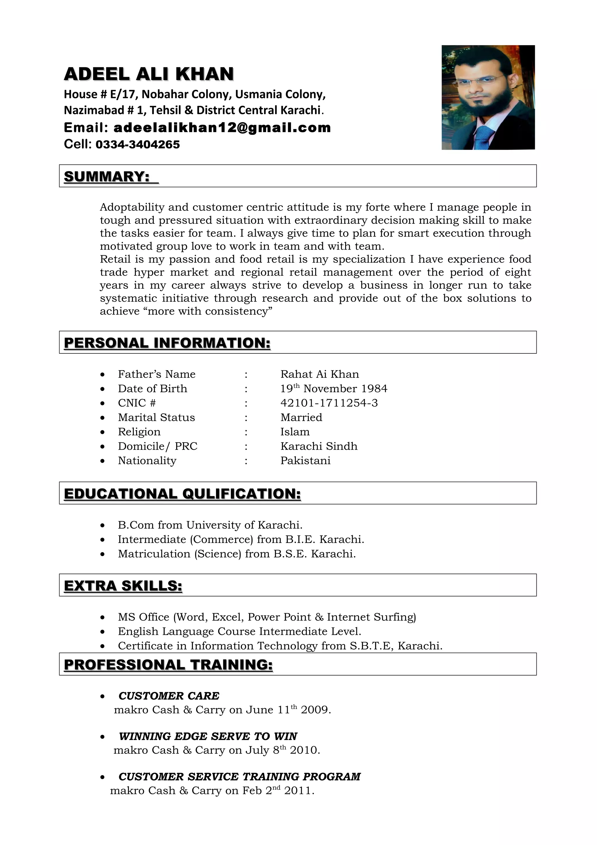 CV - ADEEL ALI KHAN - Copy | DOC