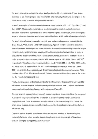 Refractive Index Lab | PDF