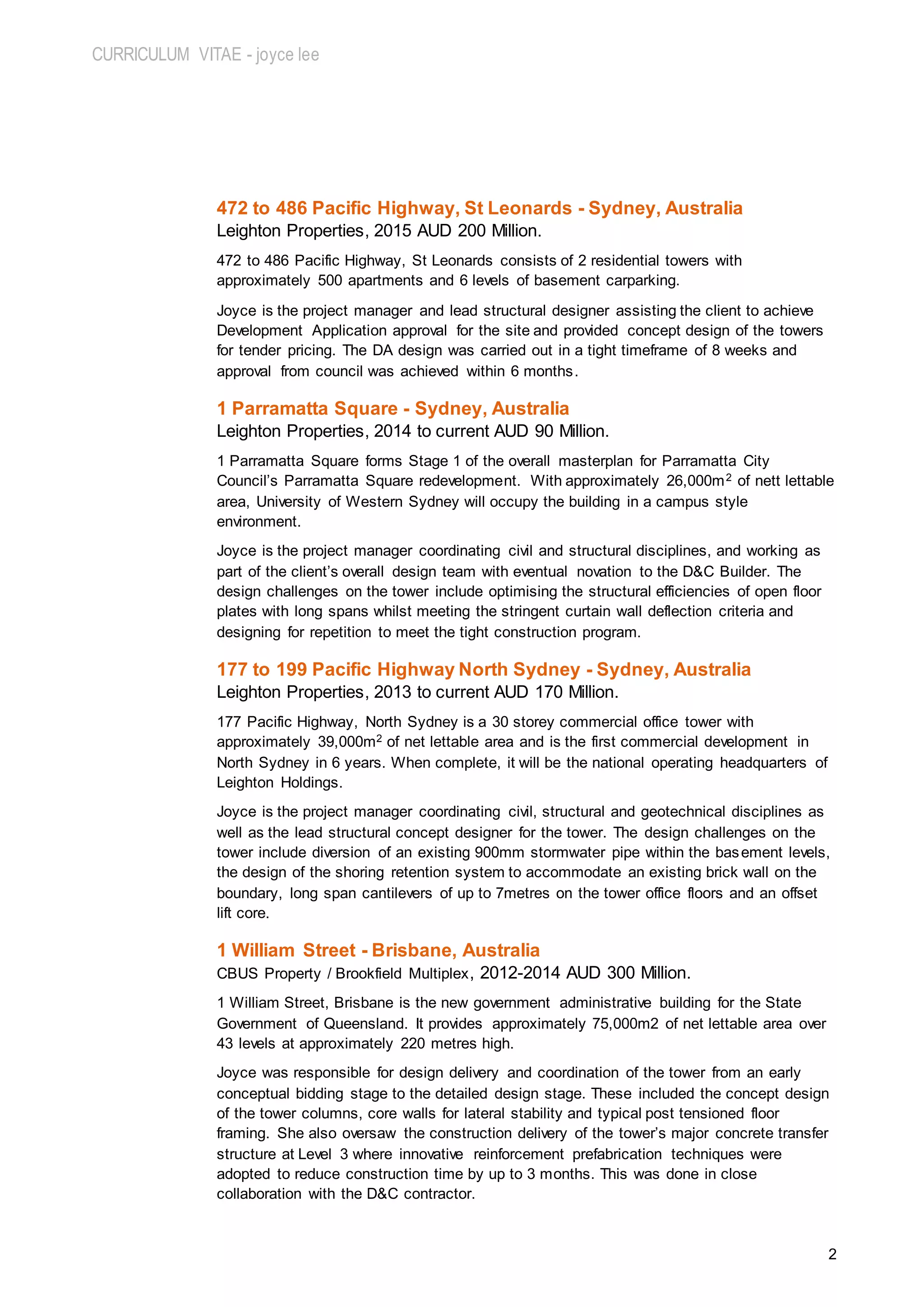 Joyce Lee_2016_ARCADIS_CV | PDF