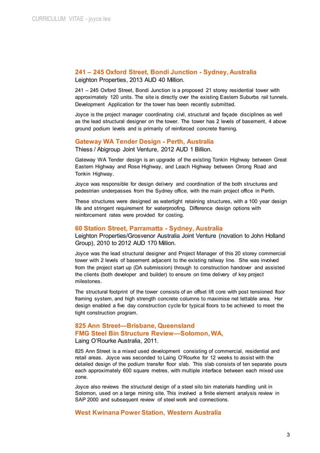 Joyce Lee_2016_ARCADIS_CV | PDF