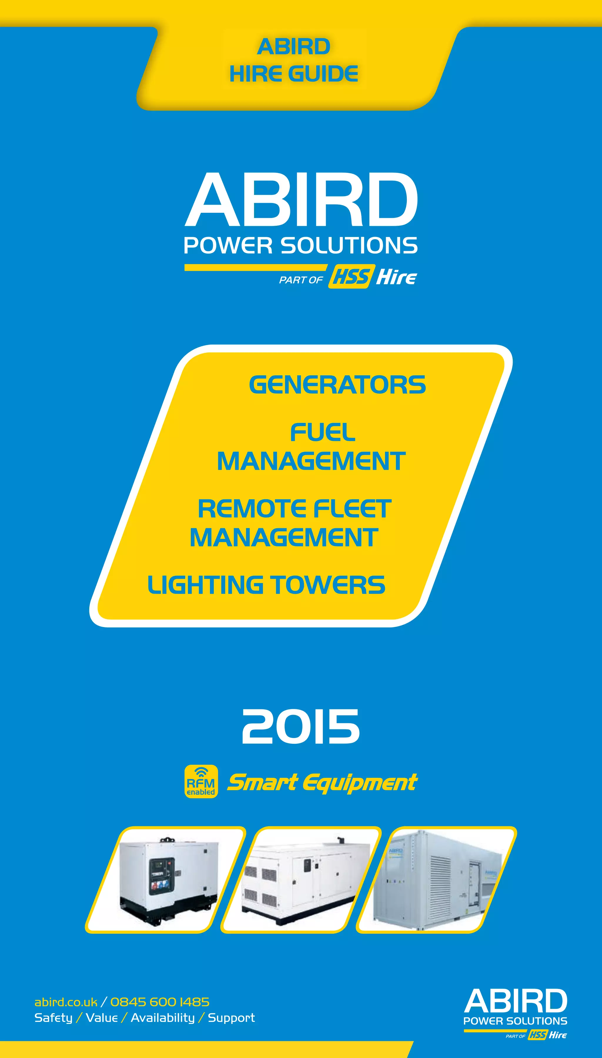 Abird 2015 Hire guide | PDF