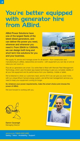 Abird 2015 Hire guide | PDF
