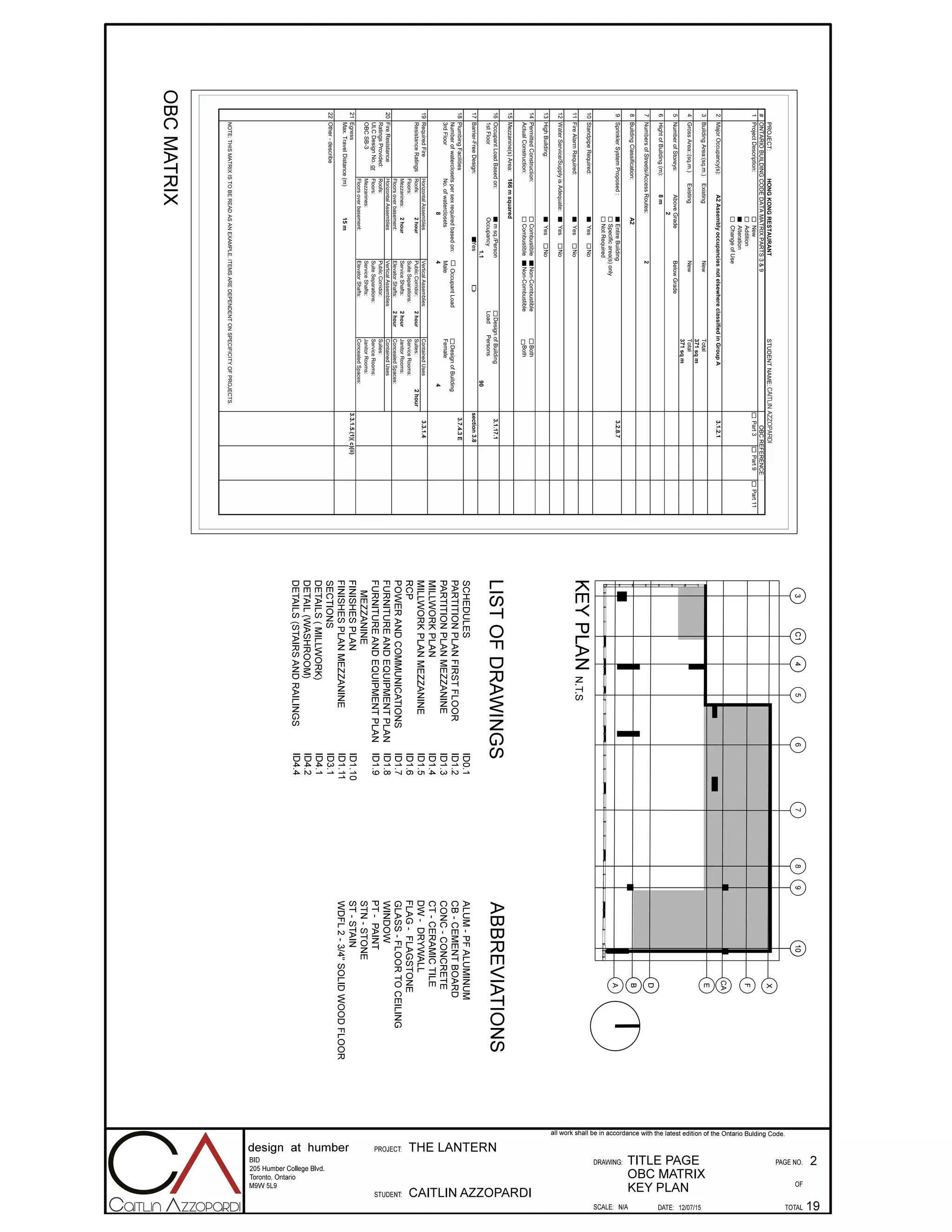 Caitlin Azzopardi Working Drawing Set | PDF