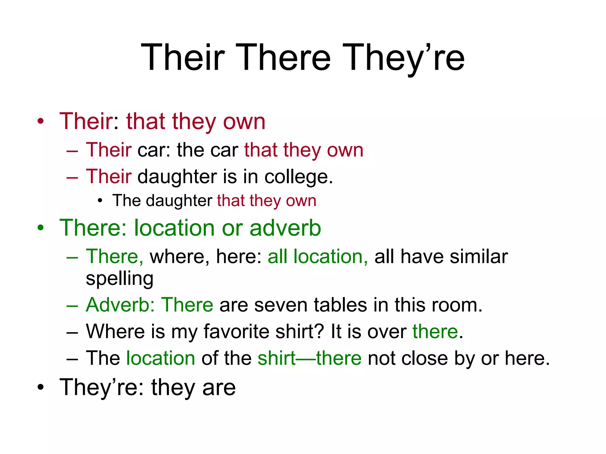 9 easily confused words | PPT